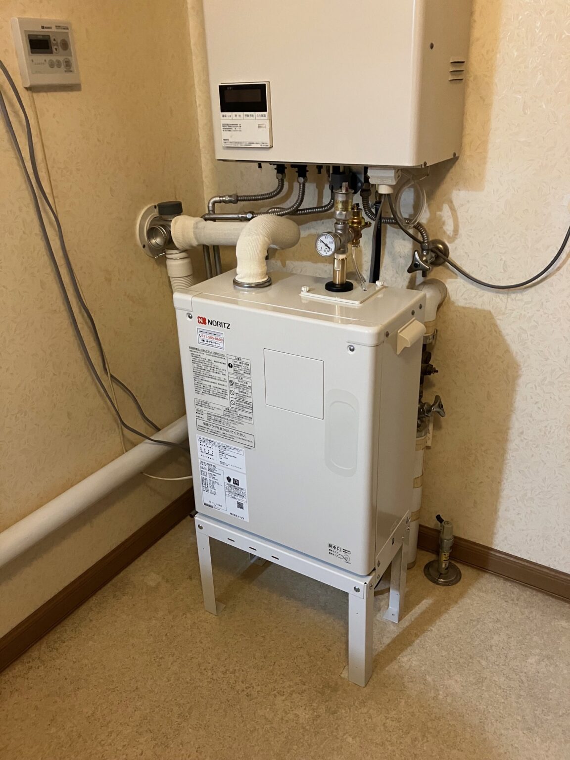 【交換後】ノーリツ OH-G1205FF-RC BL