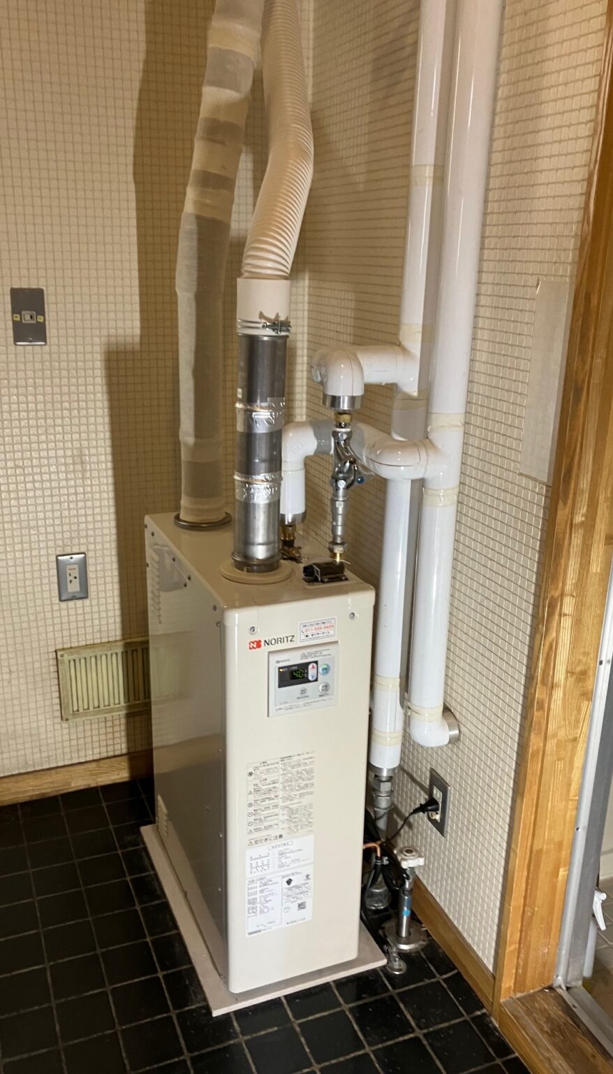 【交換後】ﾉｰﾘﾂ OQB-3706FF（給湯専用）