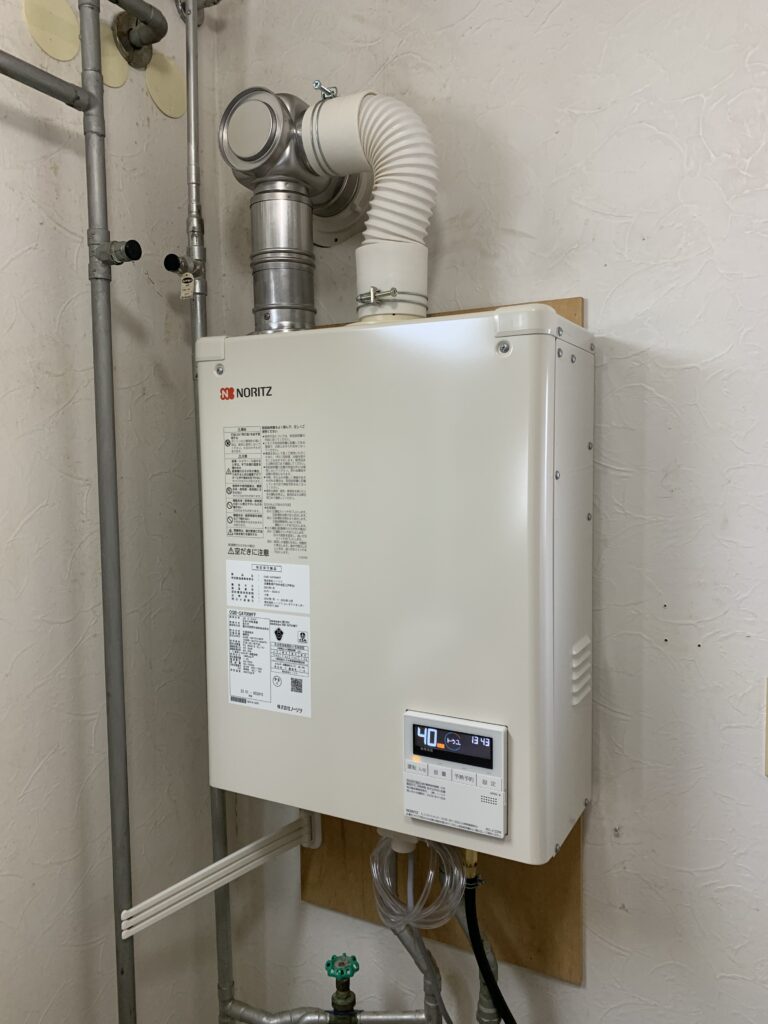 【交換後】ノーリツ OQB－G4706WFF（給湯専用）